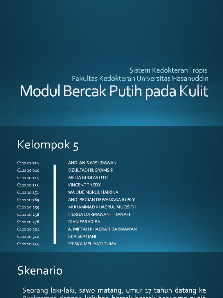 Modul III Bercak Putih Pada Kulit | PDF