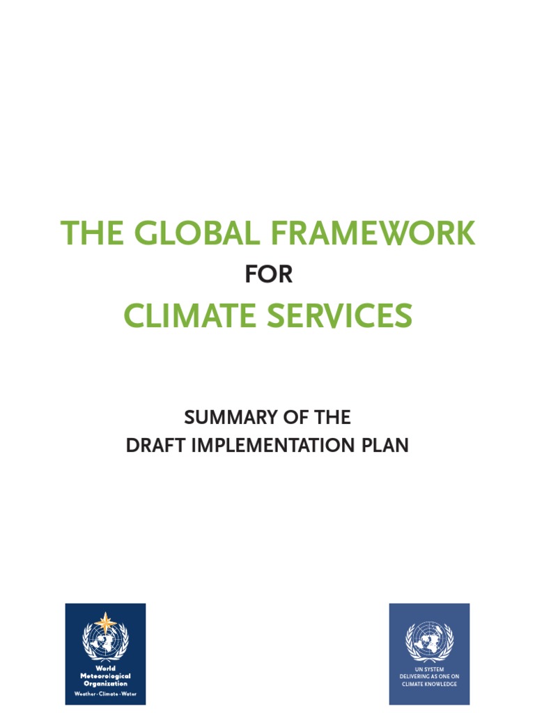 GFCS Ip en | PDF | Capacity Building | Information