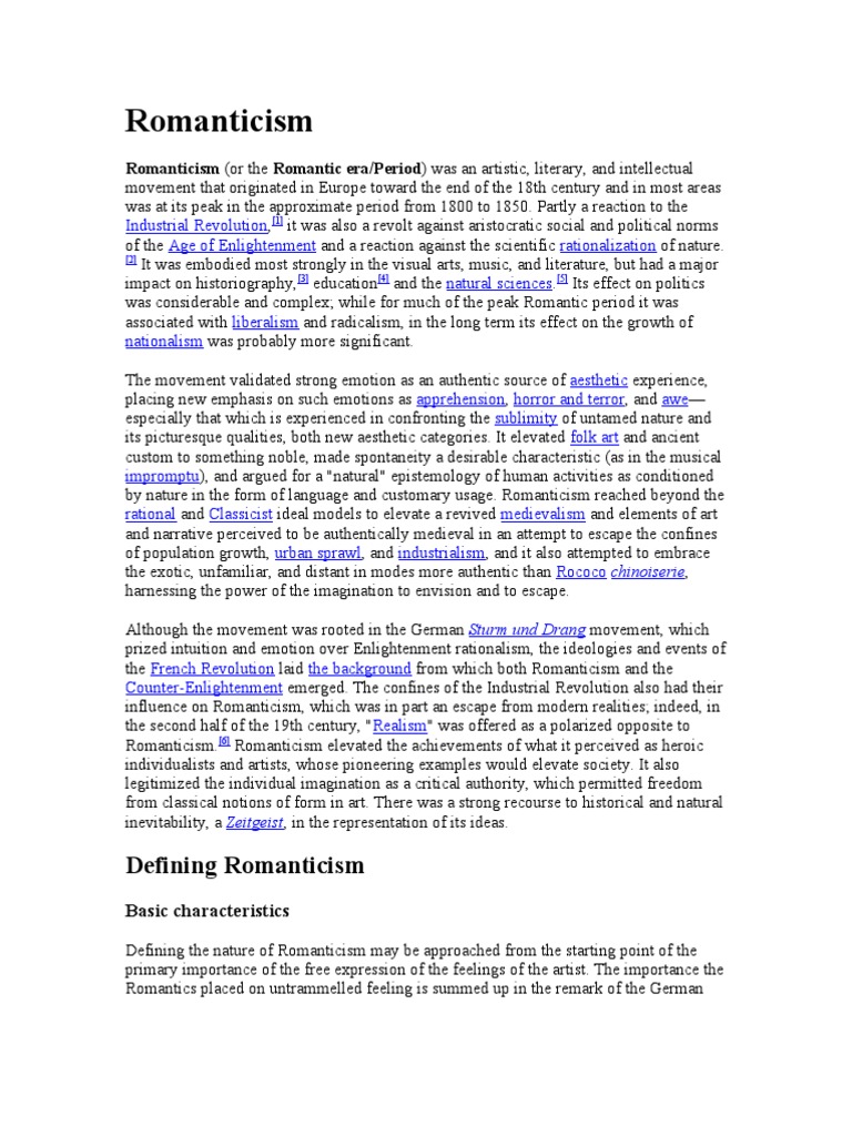 Romanticism | PDF | Romanticism | Poetry