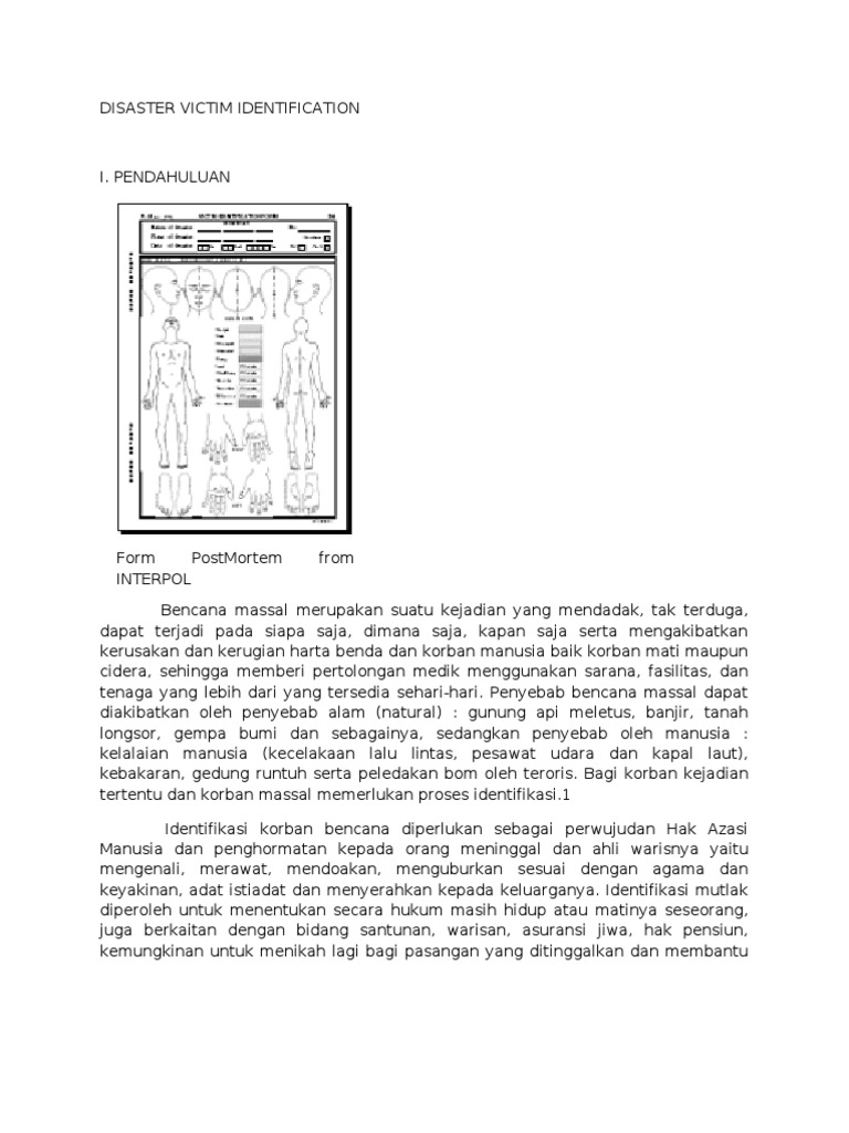 Disaster Victim Identification | PDF