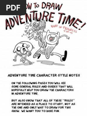 How To Draw Characters From Adventure Time