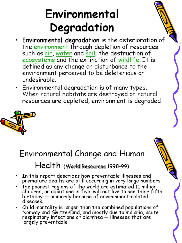 Environmental Degradation | PDF | Environmental Degradation | Water ...