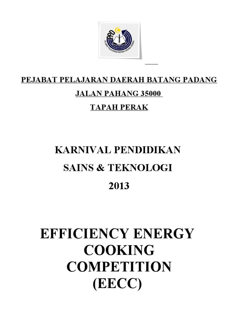 Pertandingan EEC - Dapur Solar | PDF