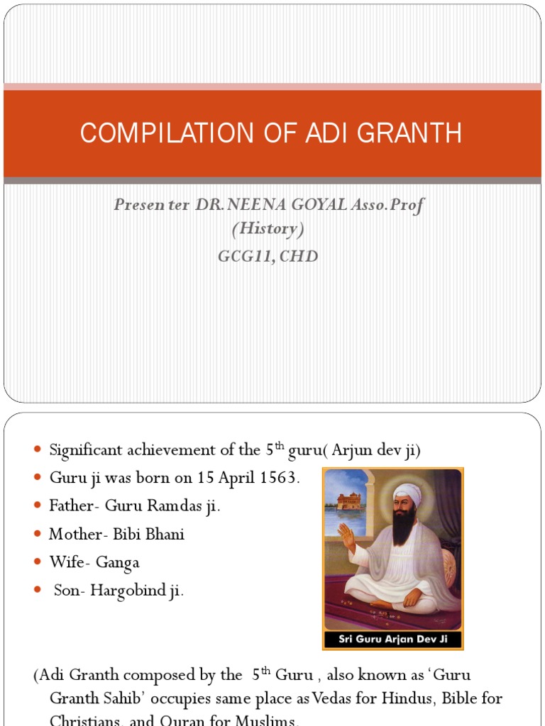 Compilation of Adi Granth | PDF