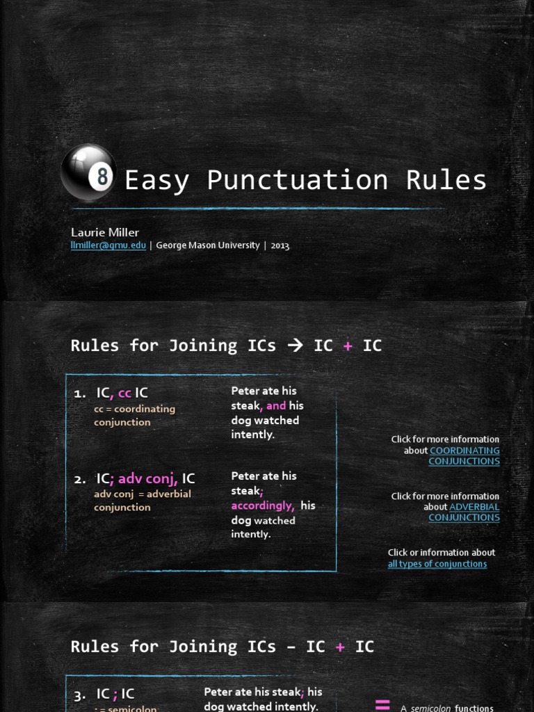 Essential Punctuation Rules Explained | PDF
