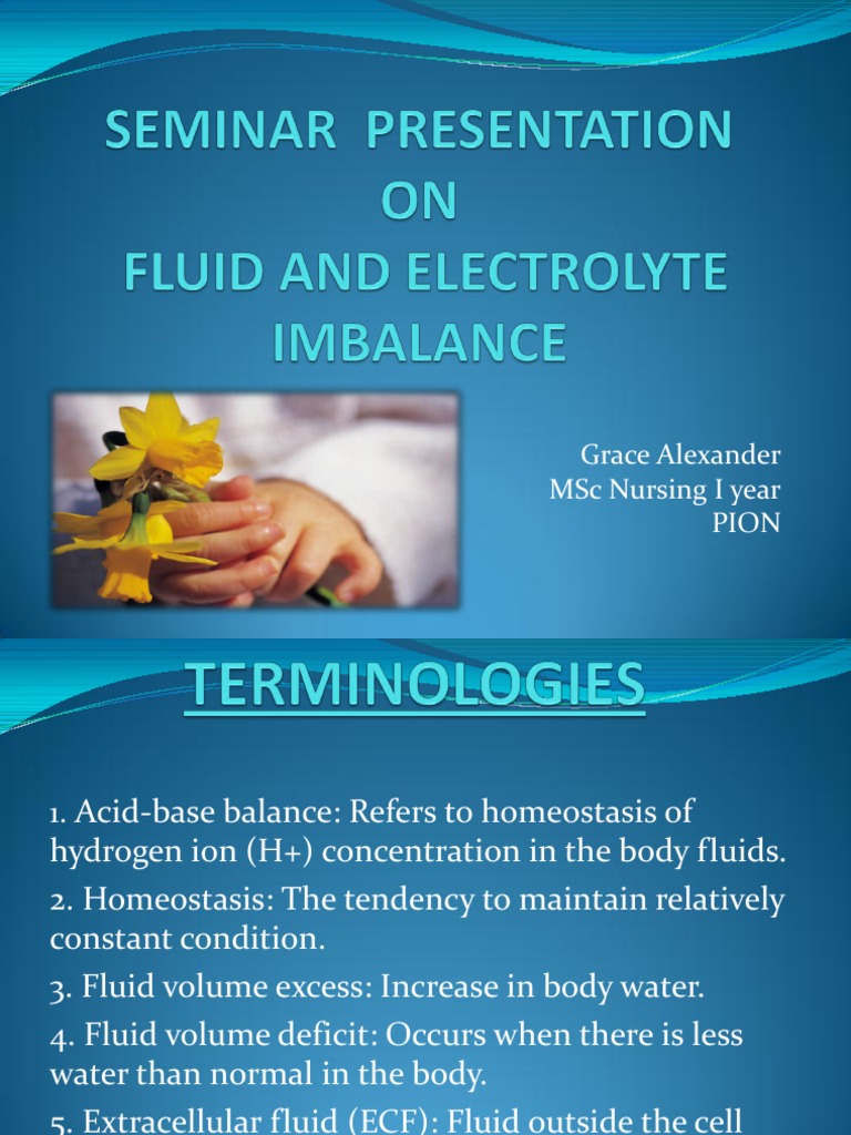 Fluid and Electrolyte Imbalances in Nursing | PDF | Cooking, Food ...