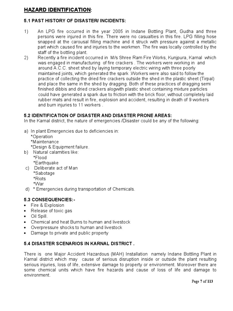 Hazard Identification | PDF | Liquefied Petroleum Gas | Explosion