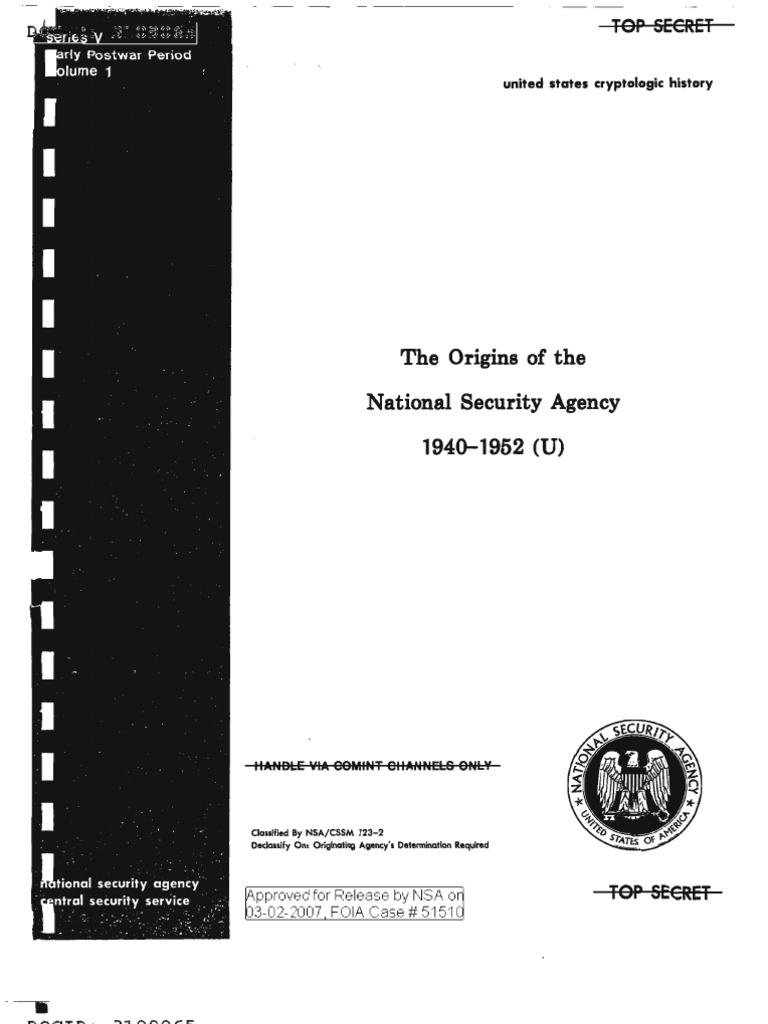 Origins of the NSA: 1940-1952 History | PDF | Signals Intelligence ...