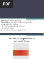 Kuder Vocacional - Manual Original | PDF | Estadísticas | Desviación Estándar