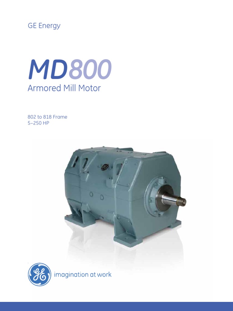 Ge MD800 | PDF | Electric Motor | Rectifier