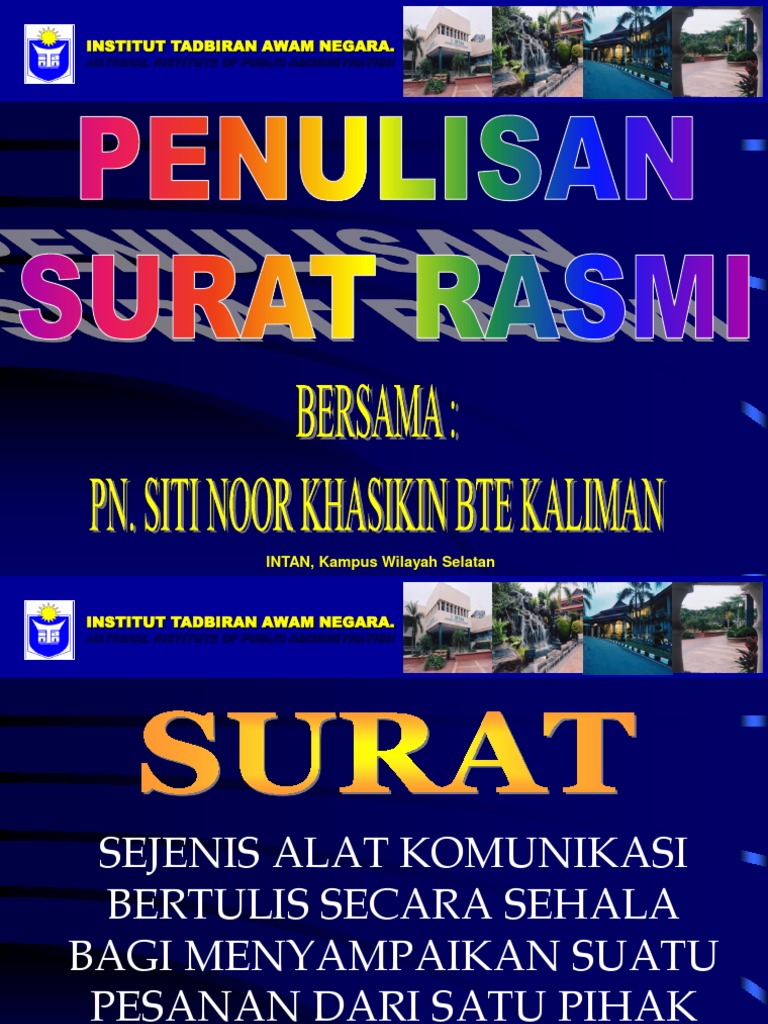 Penulisan Surat Rasmi Dan Memo Berkualiti | PDF