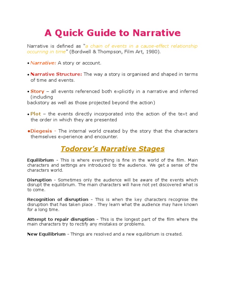Understanding Narrative Structure Basics | PDF | Narrative | Hero