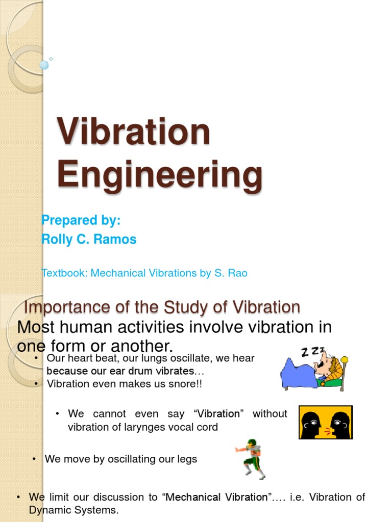 Vibration Engineering: Mechanical Vibrations Textbook | PDF | Resonance ...