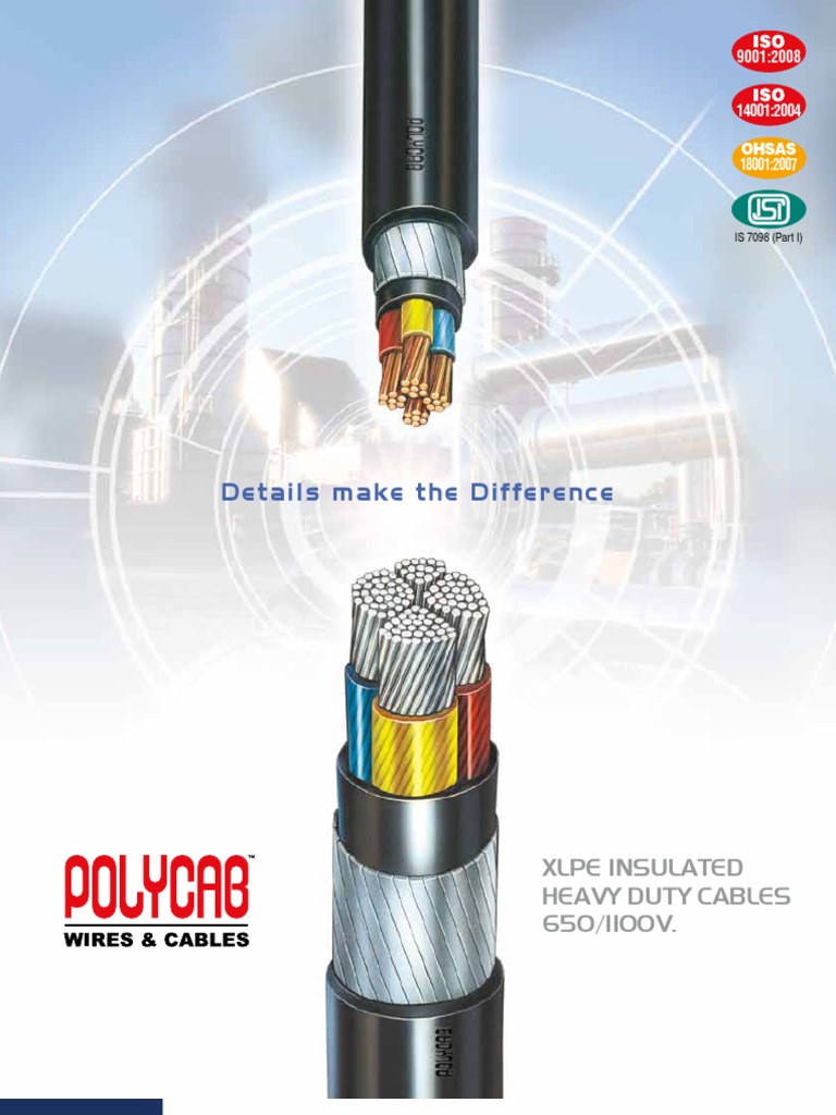 XLPE Cable Advantages and Applications | PDF | Cable | Insulator ...
