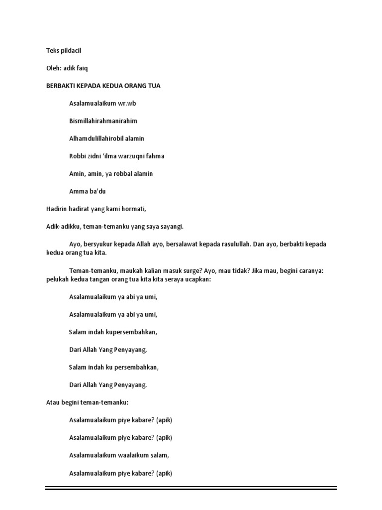 Teks Pildacil | PDF | Agama & Spiritualitas