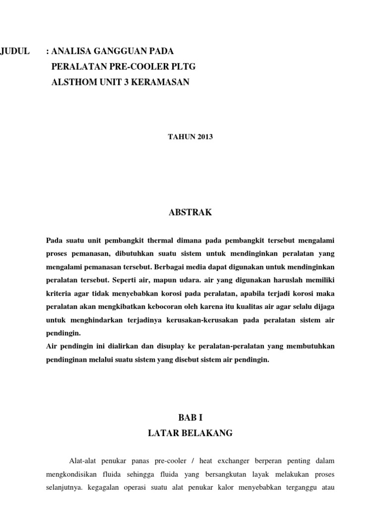 Pre Cooling Unit | PDF