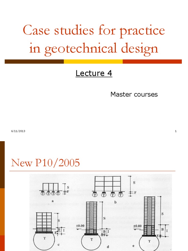 Geotechnical Design Case Studies | PDF | Geotechnical Engineering ...