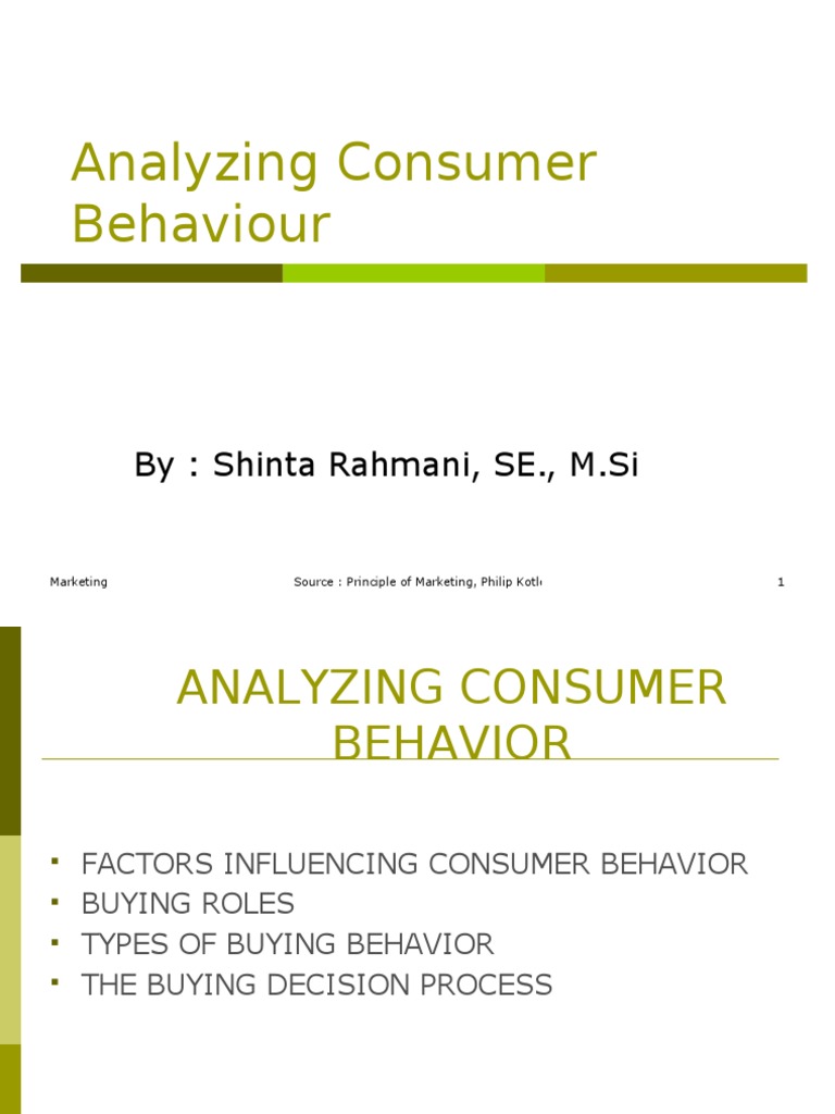 Consumer Behaviour | PDF | Consumer Behaviour | Behavior