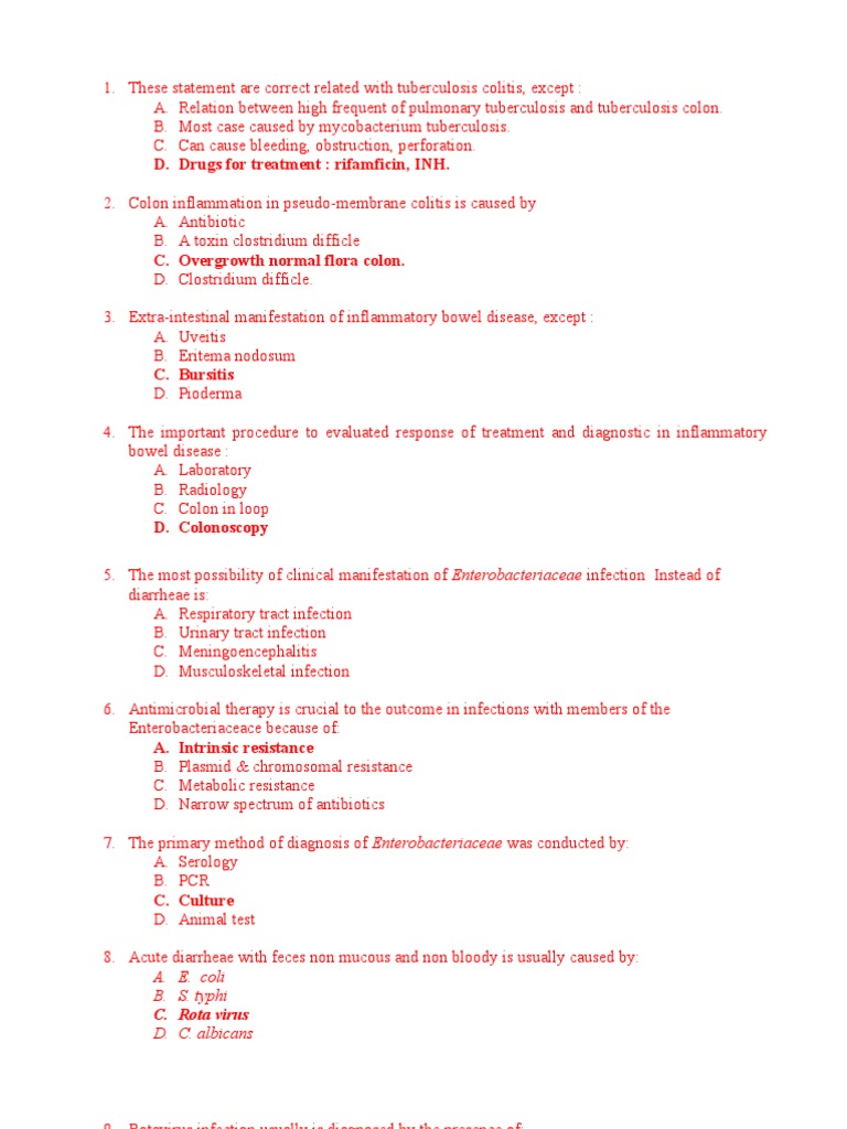 MCQ Block 13 | PDF | Colorectal Cancer | Gallbladder