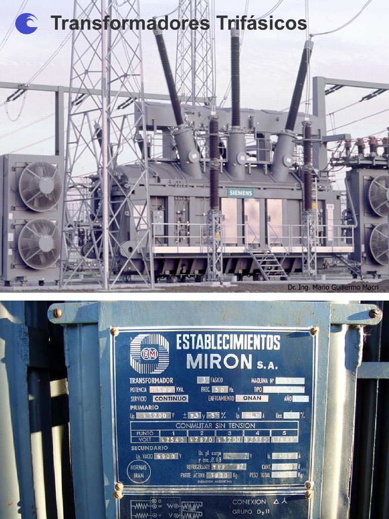 T05- Transformadores Trifásicos - Paralelo.pdf | Corriente eléctrica ...