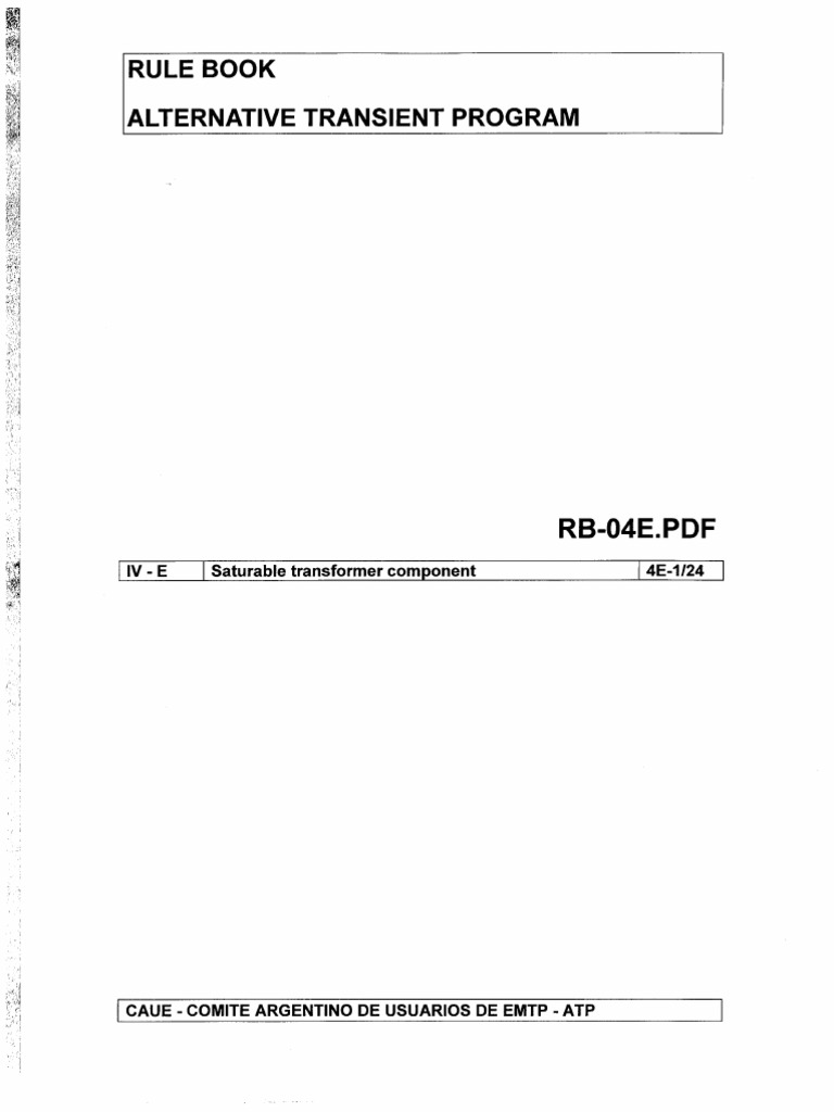 Rule Book | PDF | Transformer | Electrical Impedance