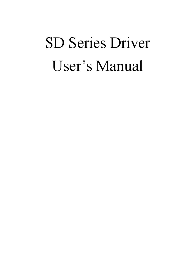Servo Drive Manual | PDF | Parameter (Computer Programming) | Feedback