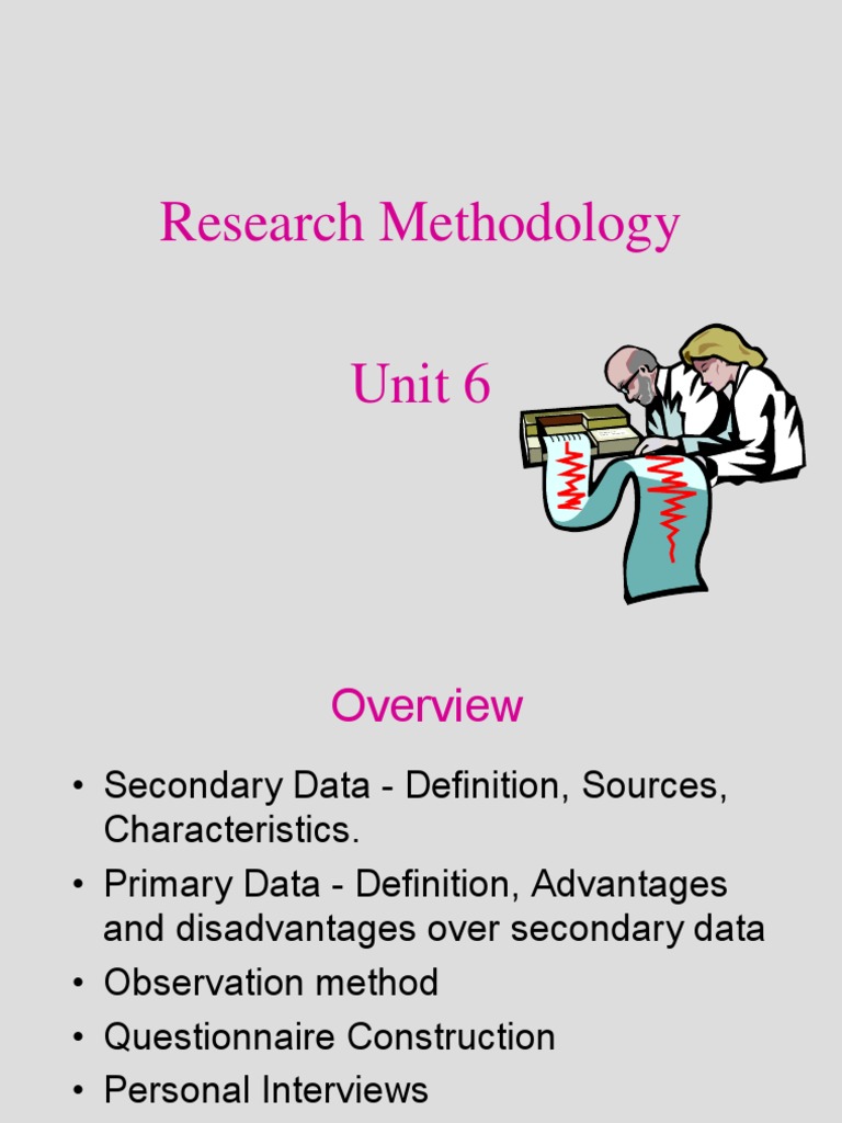 Research Methodology - Unit 6, Types of Data | PDF | Survey Methodology ...