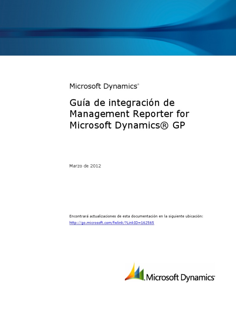 Microsoft Dynamics GP - Guía de Integración de Management Reporter | Descargar gratis PDF ...