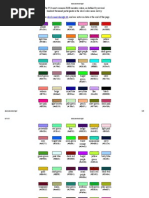 256 Colors - Cheat Sheet - Xterm, HEX, RGB, HSL | PDF | Color | Visual ...