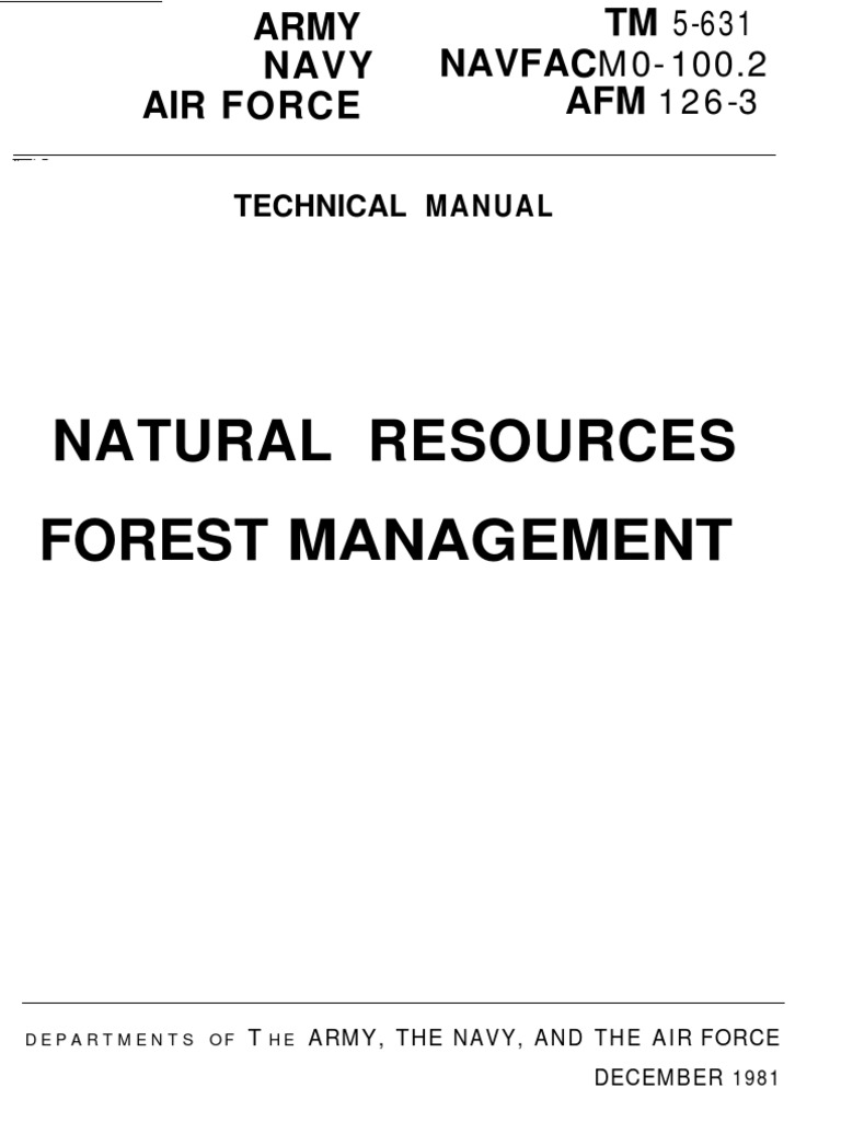 Natural Resources Forest: Management | PDF | Trees | Natural Resource ...