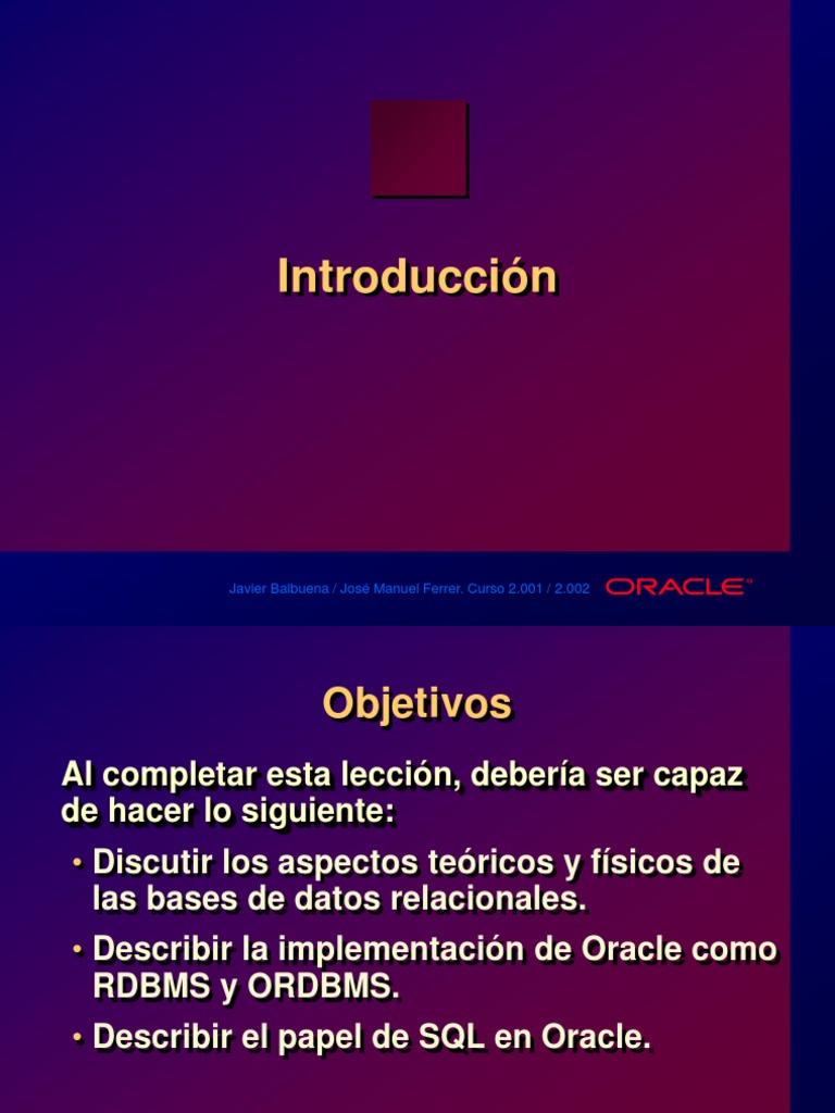 CURSO SQL y PL-SQL 1 | PDF | SQL | Pl / Sql