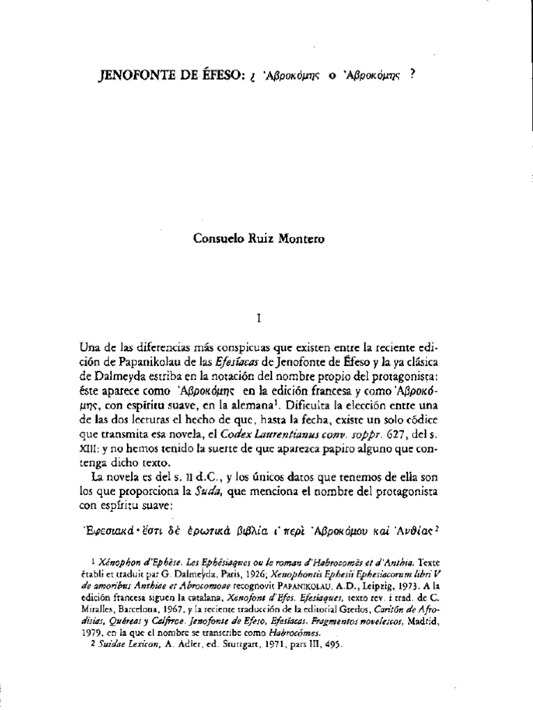 Jenofonte de Efeso | PDF | Libros