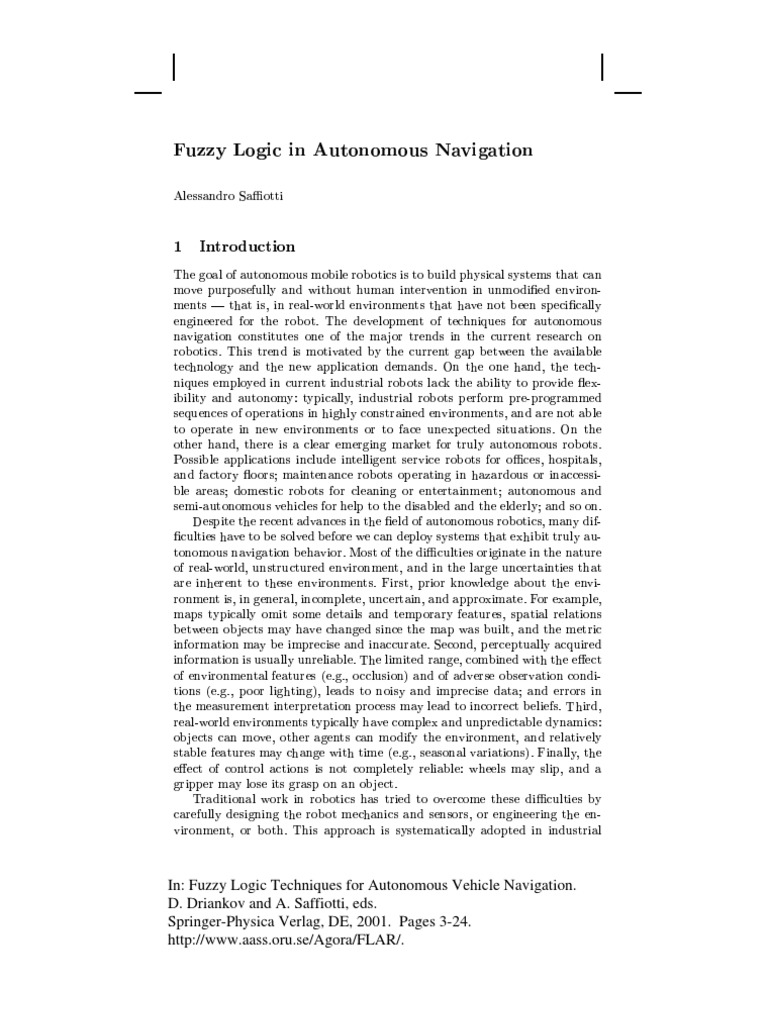 In: Fuzzy Logic Techniques For Autonomous Vehicle Navigation. D ...