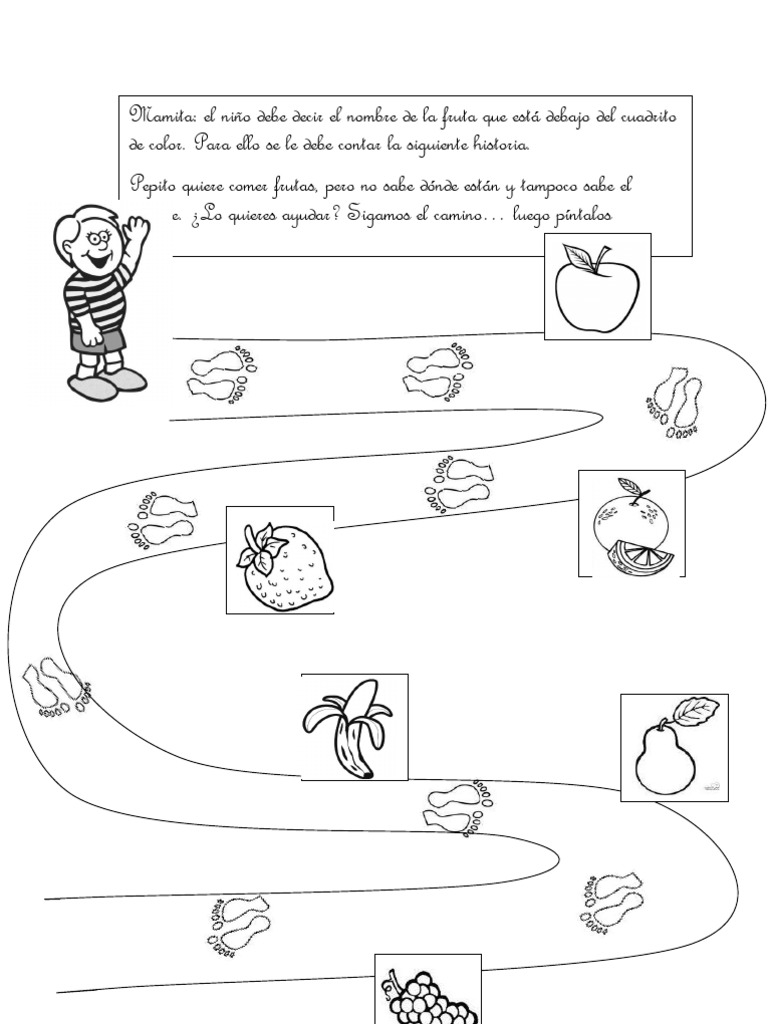 Actividades de Frutas y Verduras para Niños | PDF | Ciencias sociales ...