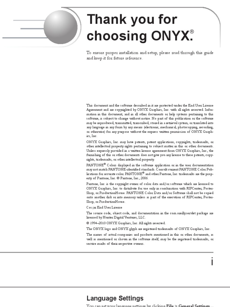 Onyx x10 User Guide en | PDF | Printer (Computing) | Icon (Computing)