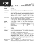 Method 1664 Revision B N Hexane Extractable Material HEM Oil and Grease ...