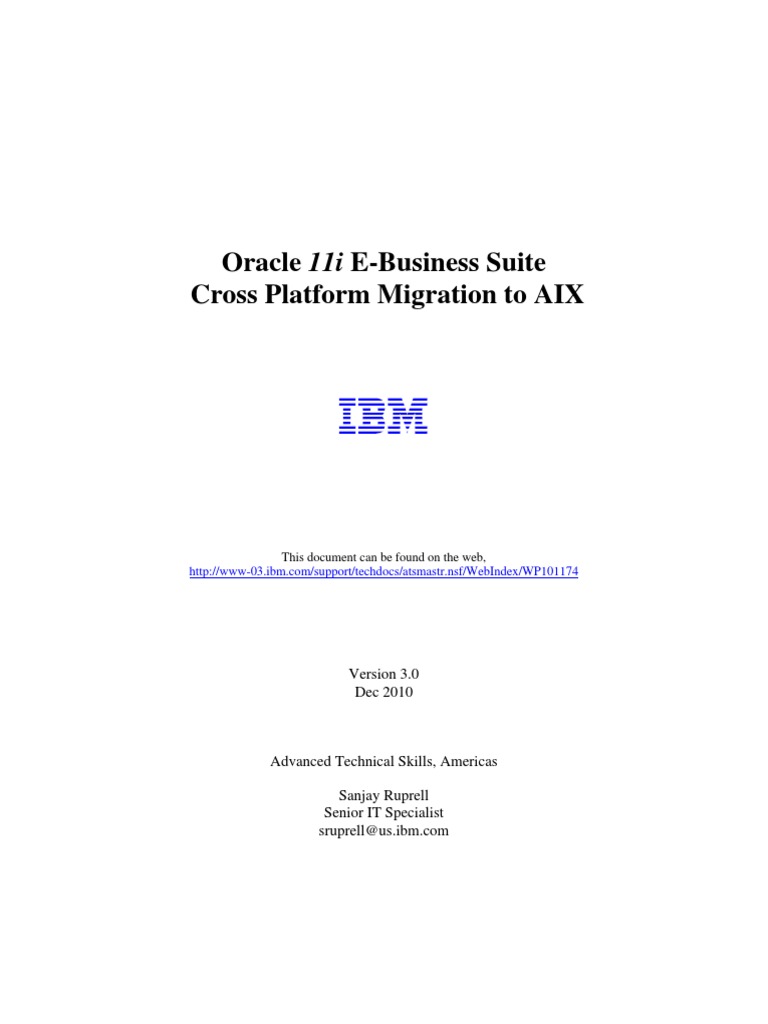 11i eBS TDB Version 3 | PDF | Oracle Database | File System
