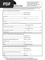 Cricket Player Registration Form | PDF | Government