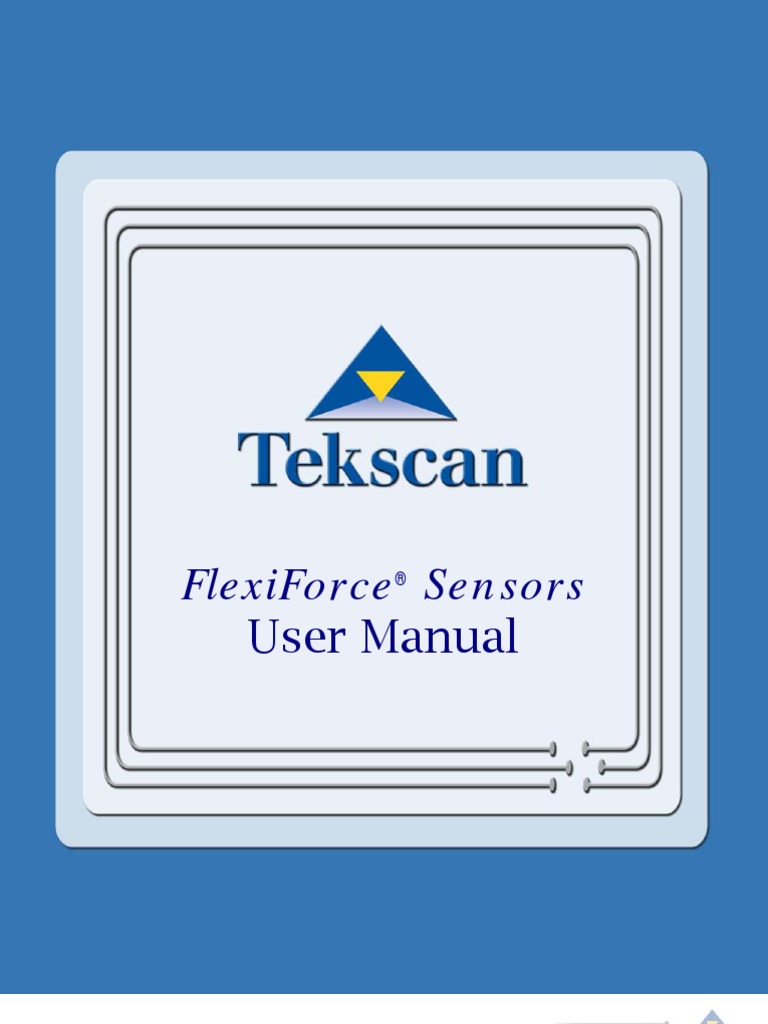 FlexiForce Sensors Tekscan | PDF | Sensor | Hysteresis