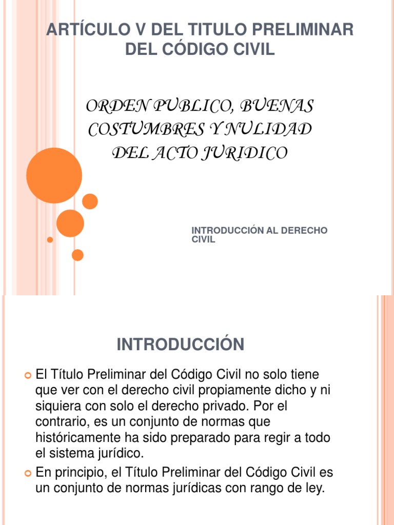 ARTÍCULO V DEL TITULO PRELIMINAR DEL CÓDIGO CIVIL | Nulo (ley ... ARTÍCULO V DEL TITULO PRELIMINAR DEL CÓDIGO CIVIL | Nulo (ley ...