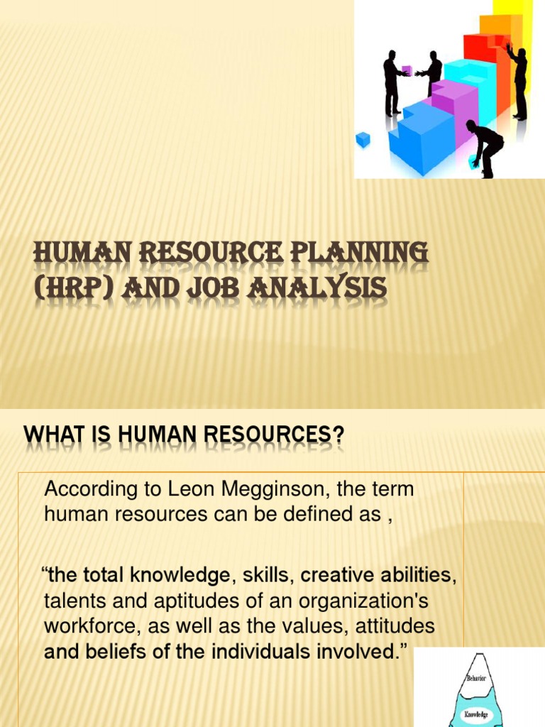 Human Resource Planning and Job Analysis-New | PDF | Human Resource ...