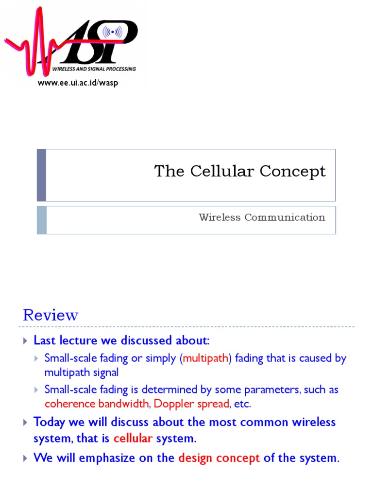 The Cellular Concept PDF | Download Free PDF | Cellular Network ...