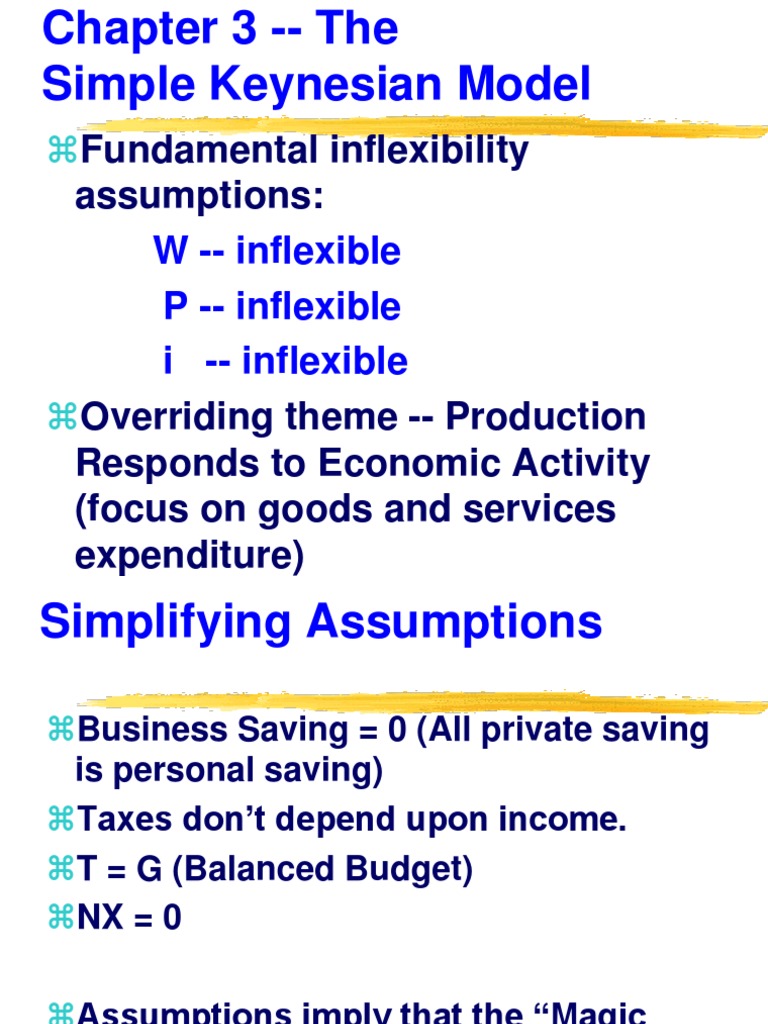 ECN 302-602 (4), The Simple Keynesian Model | PDF | Fiscal Multiplier ...