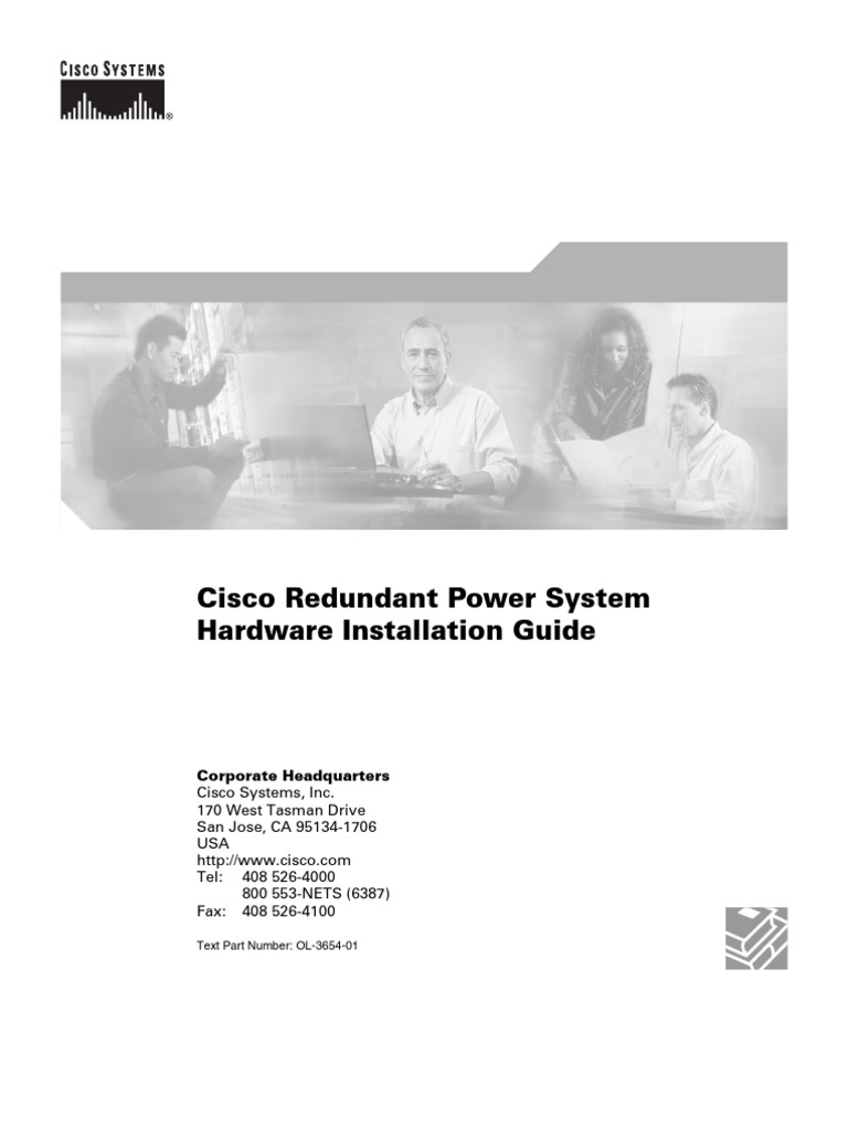 Cisco RPS Hardware Installation Guide | PDF | Power Supply | Network Switch