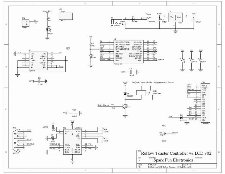 Reflow Toaster v2 Schematic | PDF