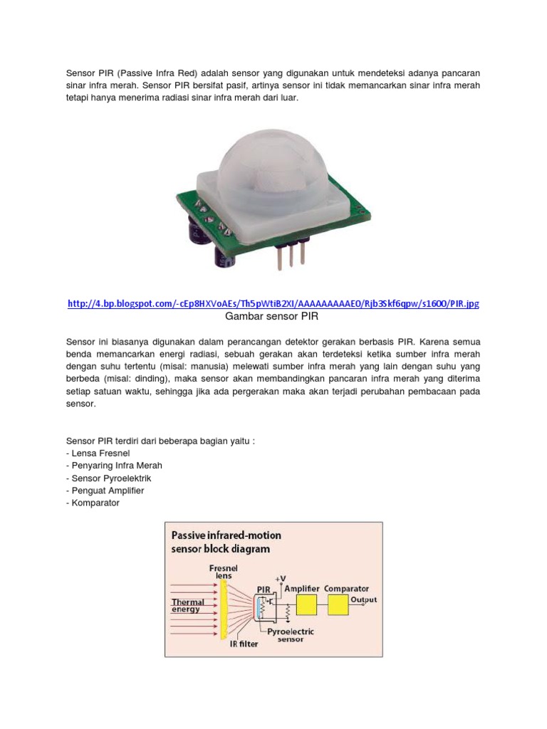 Sensor PIR | PDF