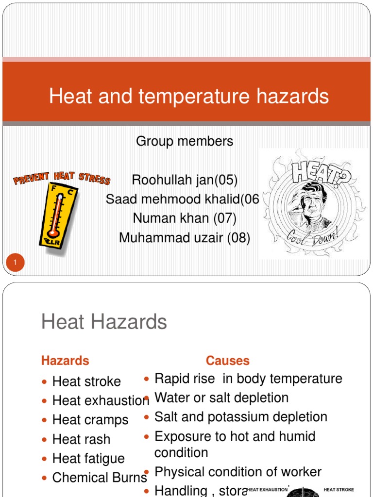 Heat and Temperature Hazards Overview | PDF