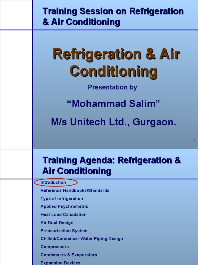 Refrigeration and Air Conditioning | PDF | Air Conditioning | Heat ...
