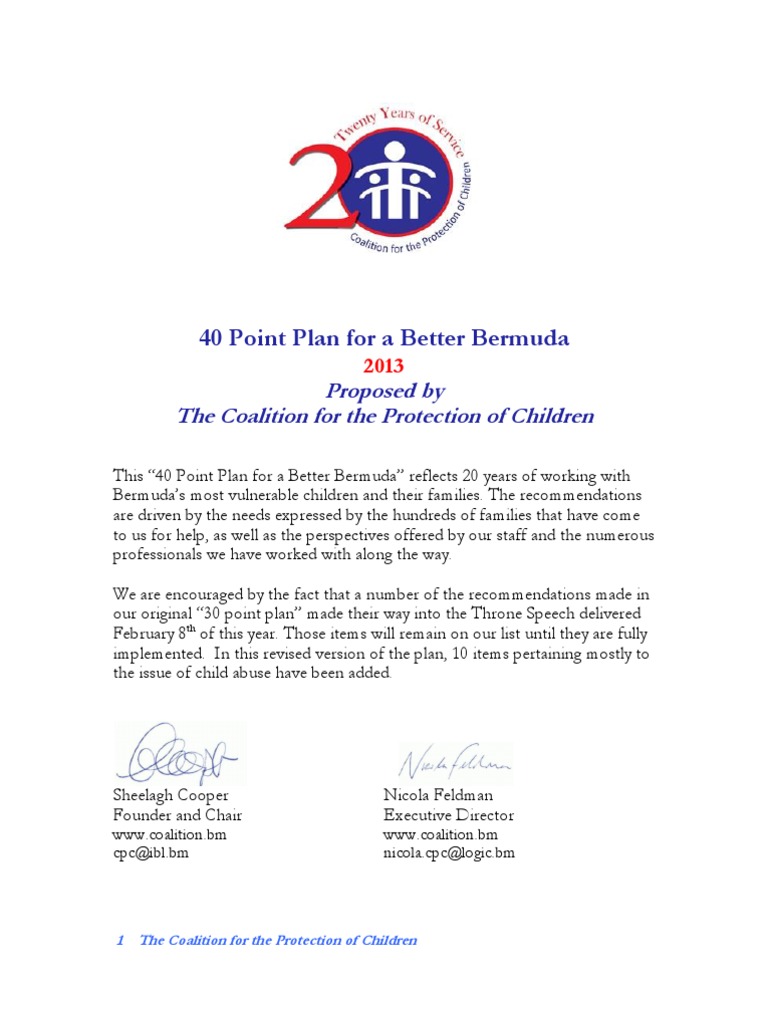 40 Point Plan | PDF | Prison | Victimology