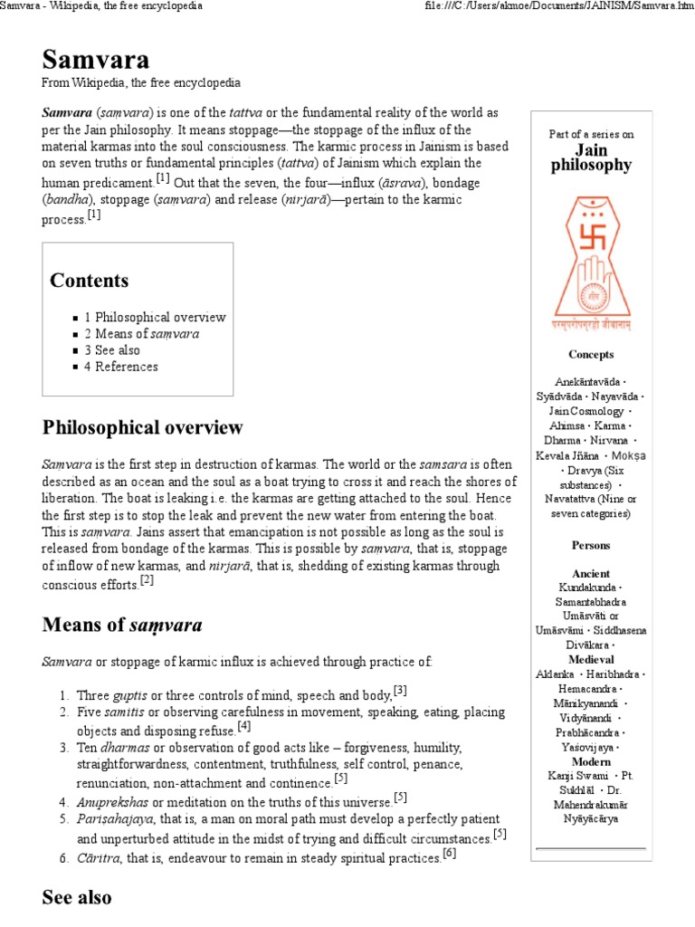 Samvara - Wikipedia, The Free Encyclopedia | PDF | Indian Religions ...